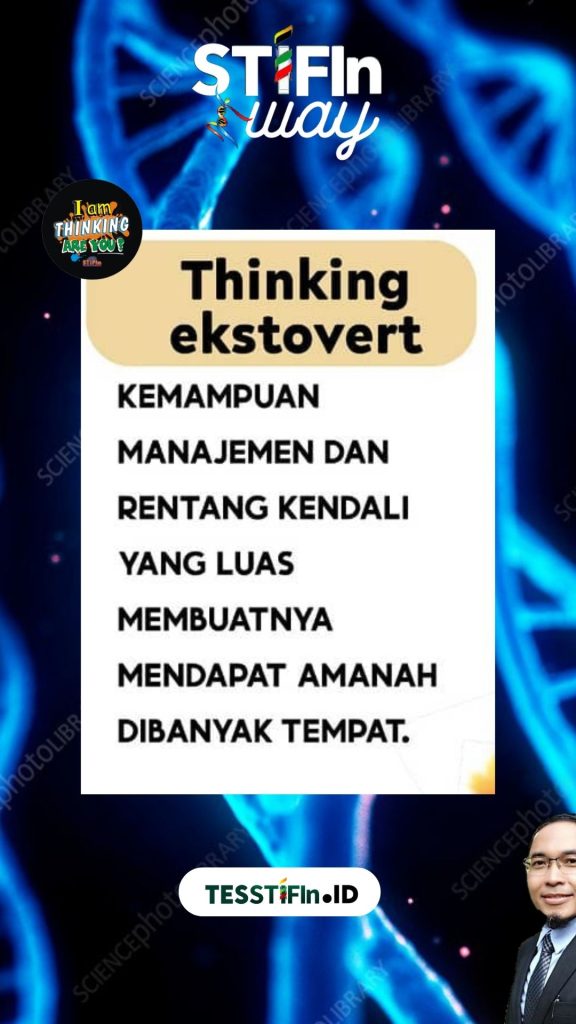 Thinking extrovert – STIFIn - STIFIn Tes 081809280203