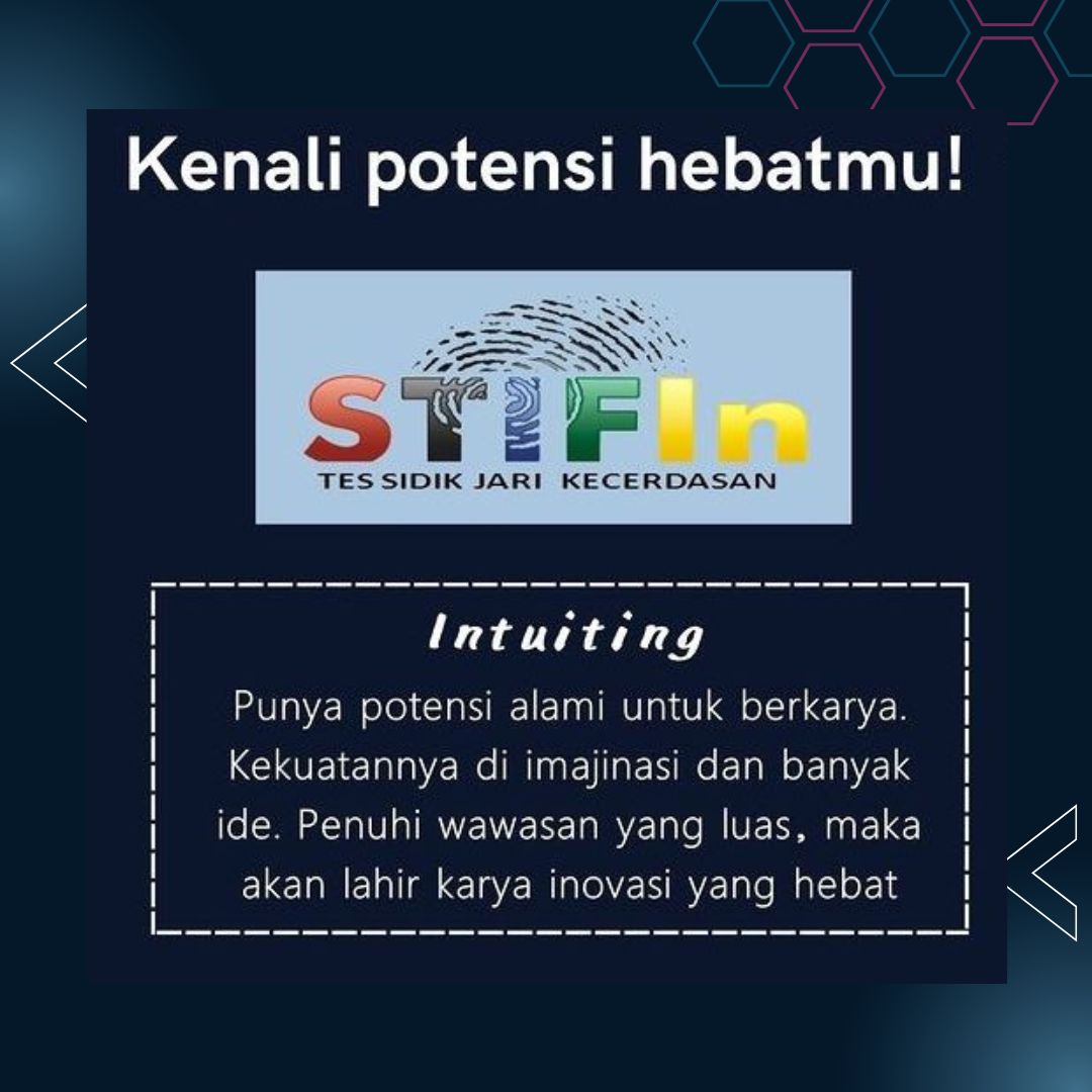 Potensi Hebat Intuiting - STIFIn Tes 081809280203